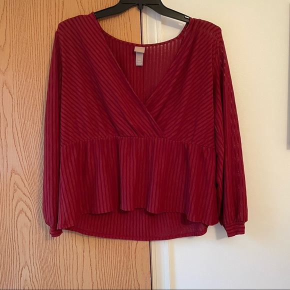 H&M | Tops | Wrap Over Top | Poshmark